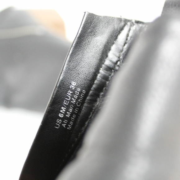 Zara | Shoes | Zara Trf Ankle Boots Mirror Block Heel Size 6 | Poshmark